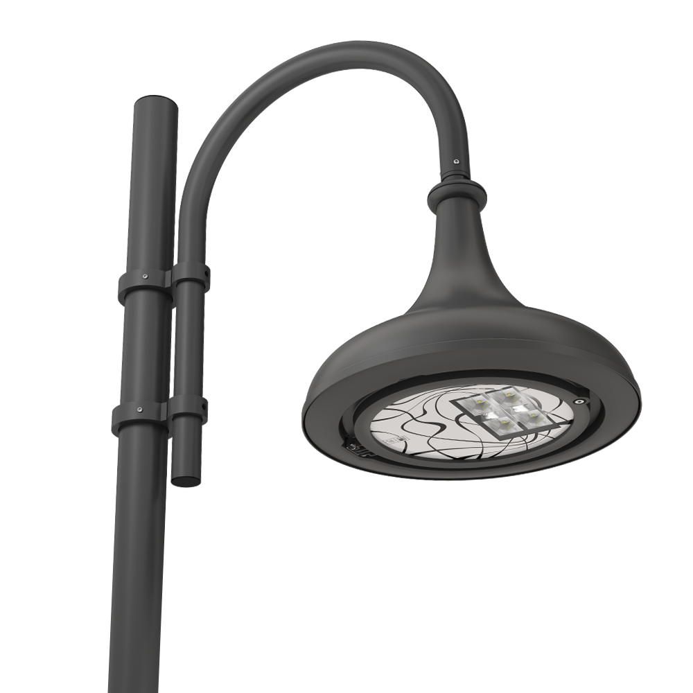 DELOS - Urban LED lighting that stands out with cast iron decorations