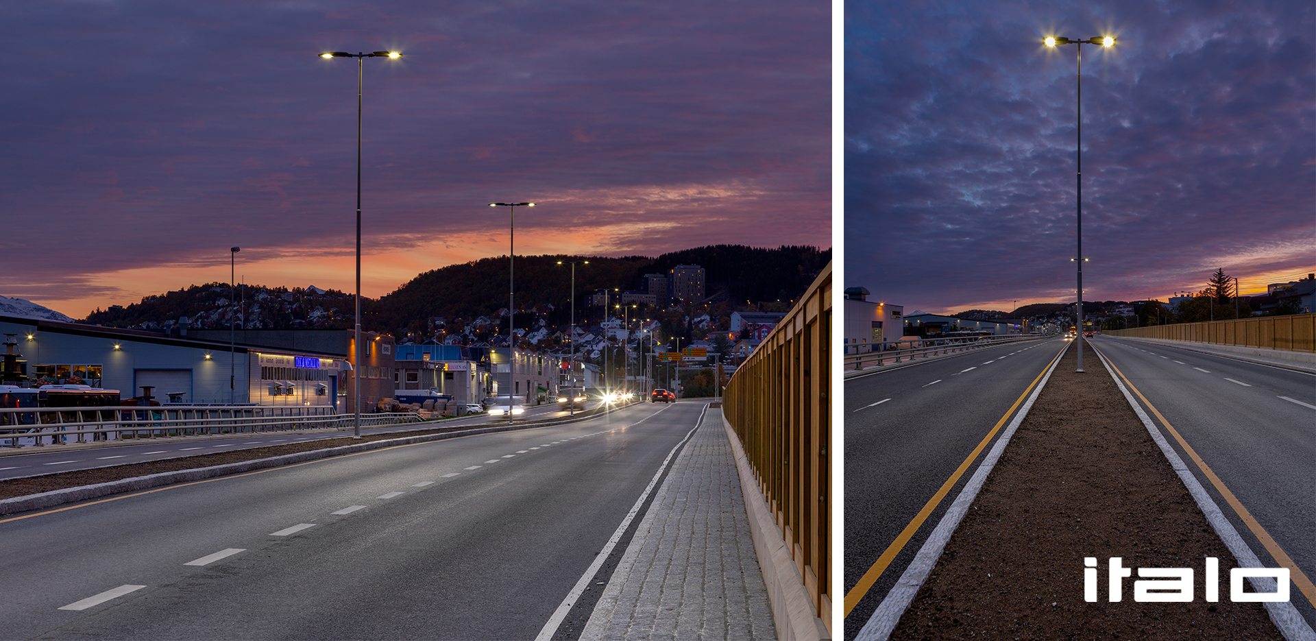 LED street lighting project of Tromsø with ITALO | AEC Illuminazione