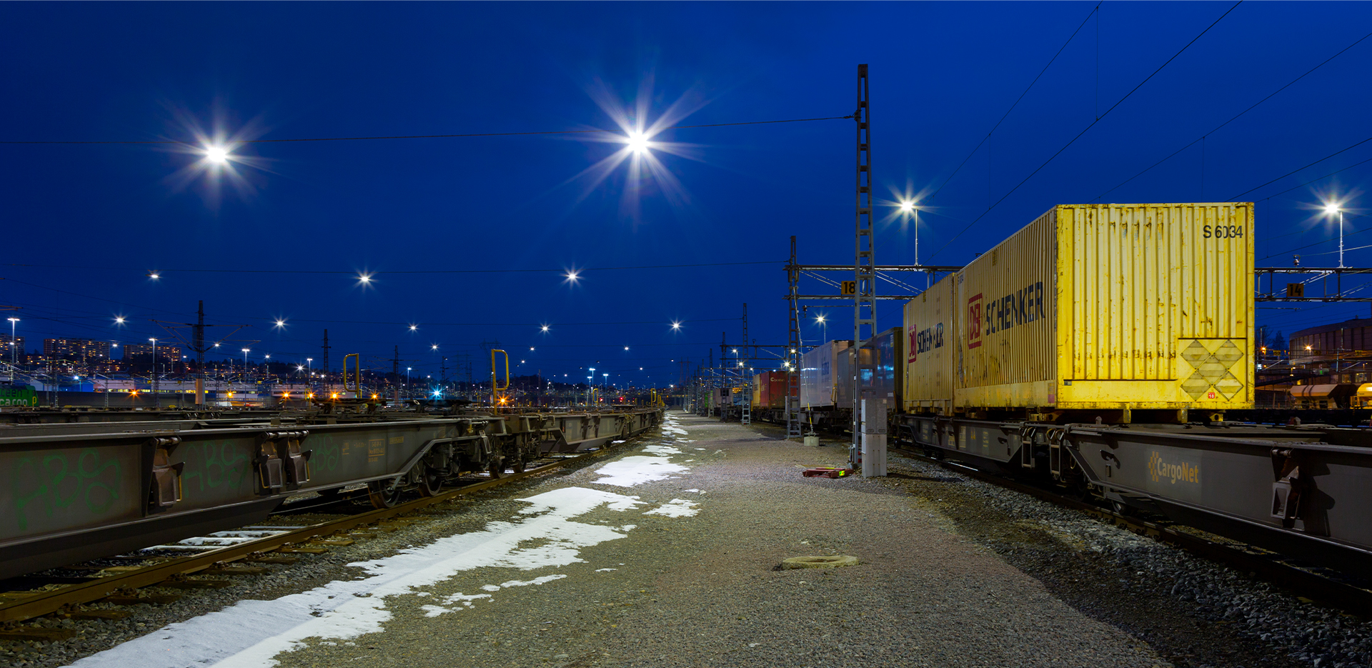 Railway LED Lighting | Alnabru Terminal Station | AEC Illuminazione