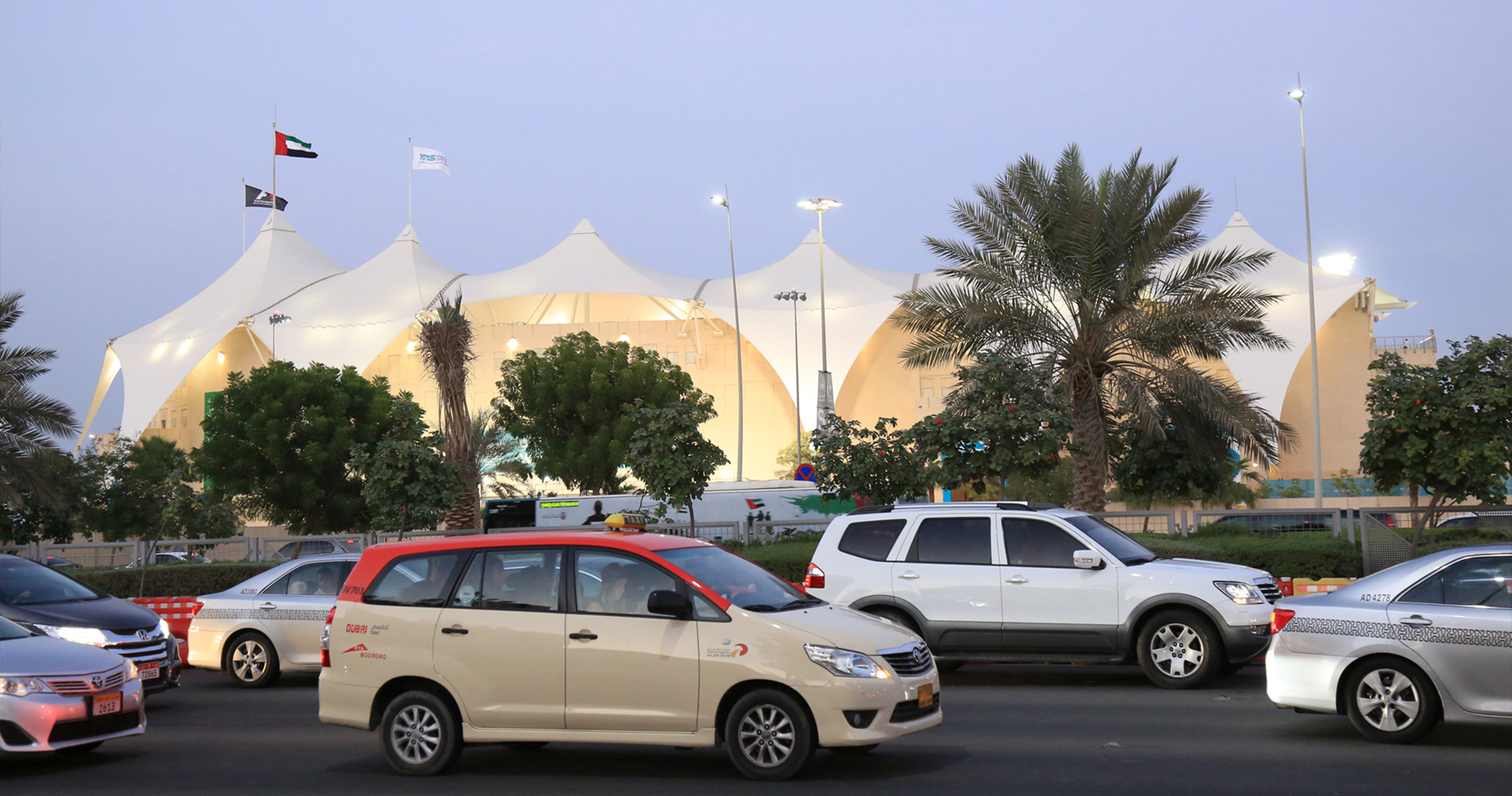 LED street lighting of Yas Marina | AEC Illuminazione