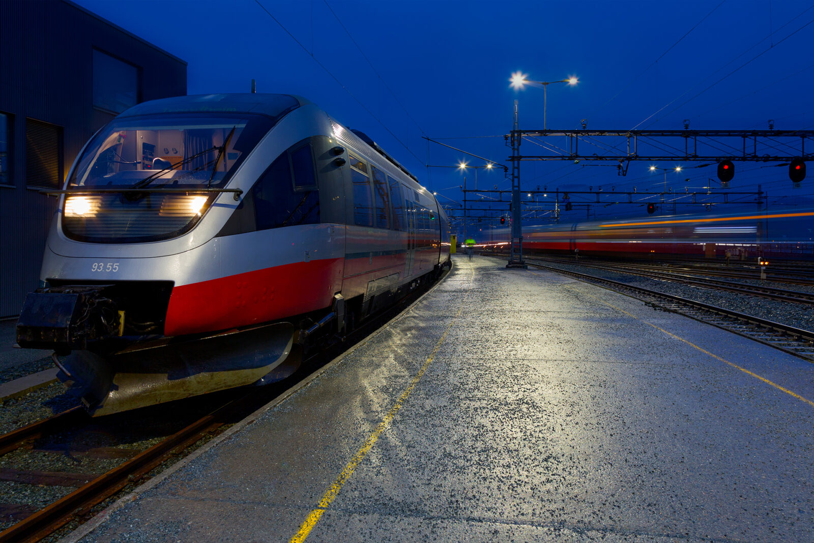 Railway LED lighting of the Trondheim station | AEC Illuminazione