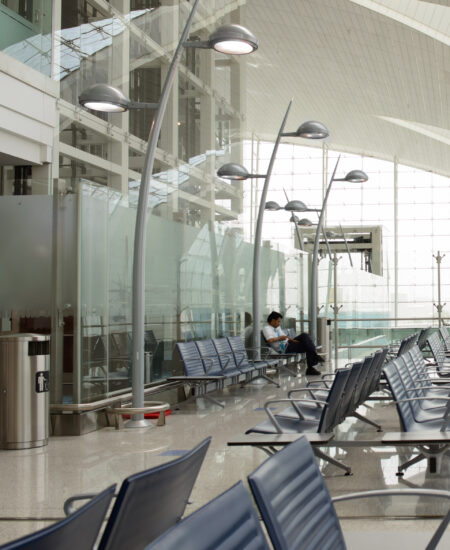 Airport and terminal lighting: aprons, hangar and logistics area